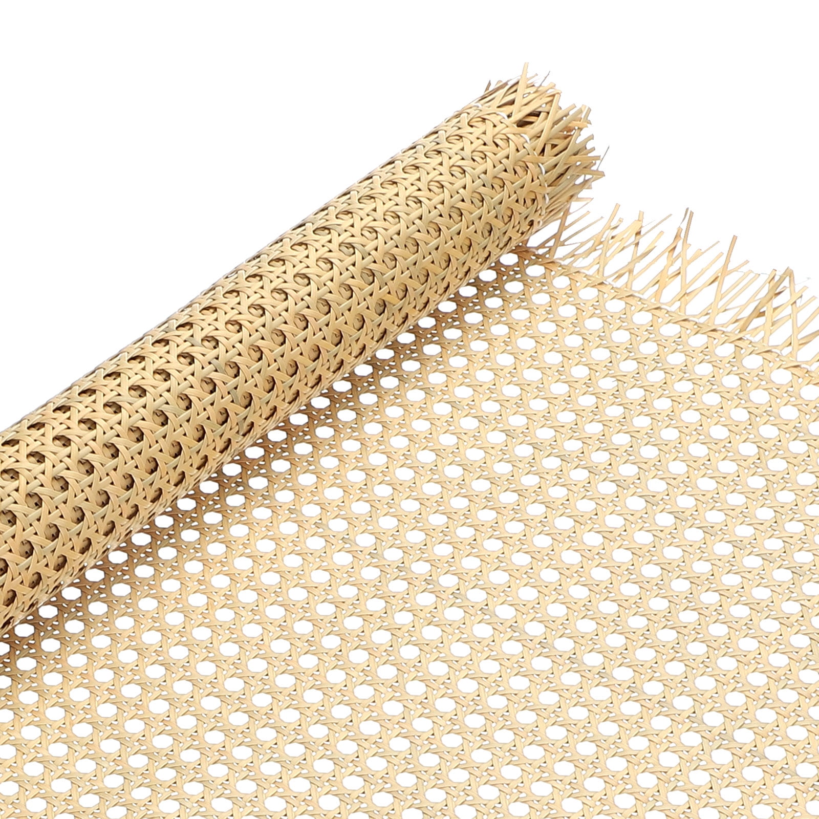Uxcell Rattan Webbing Roll Woven Synthetic Poly Open Mesh Rattan Sheet ...