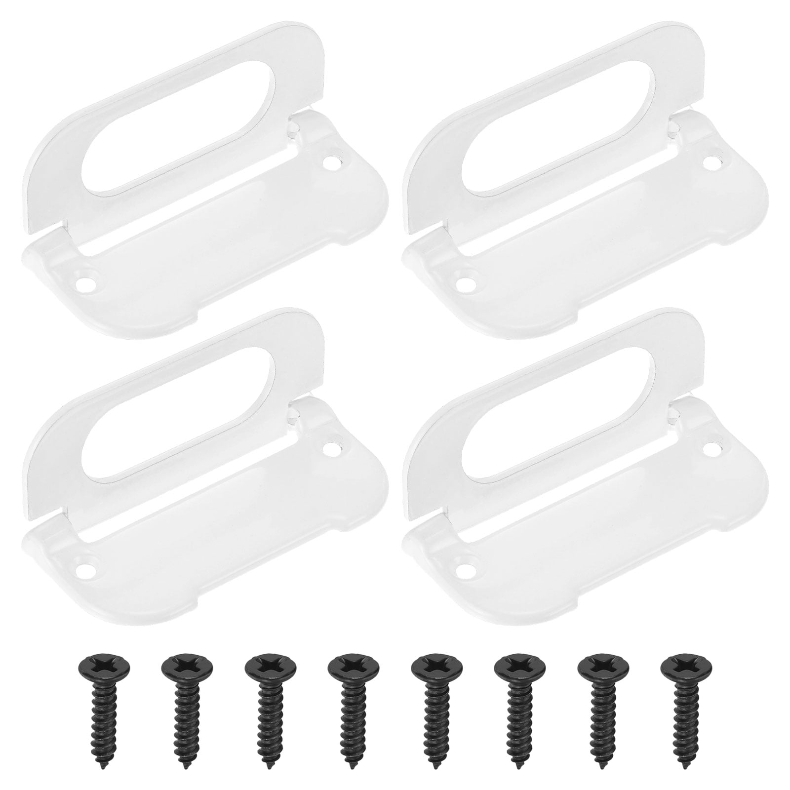 Uxcell Recessed Pull Door Handle, 4 Pack Invisible Flush Pull Handle ...