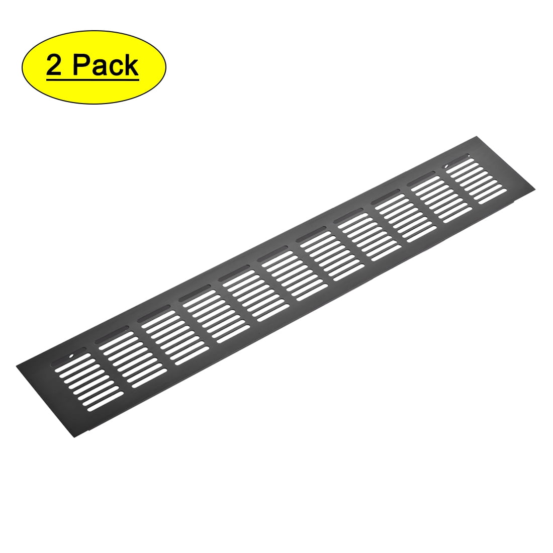 Uxcell Rectangle Air Vents, 17.72x3.15Inch, Grille Mesh Airflow Louver ...