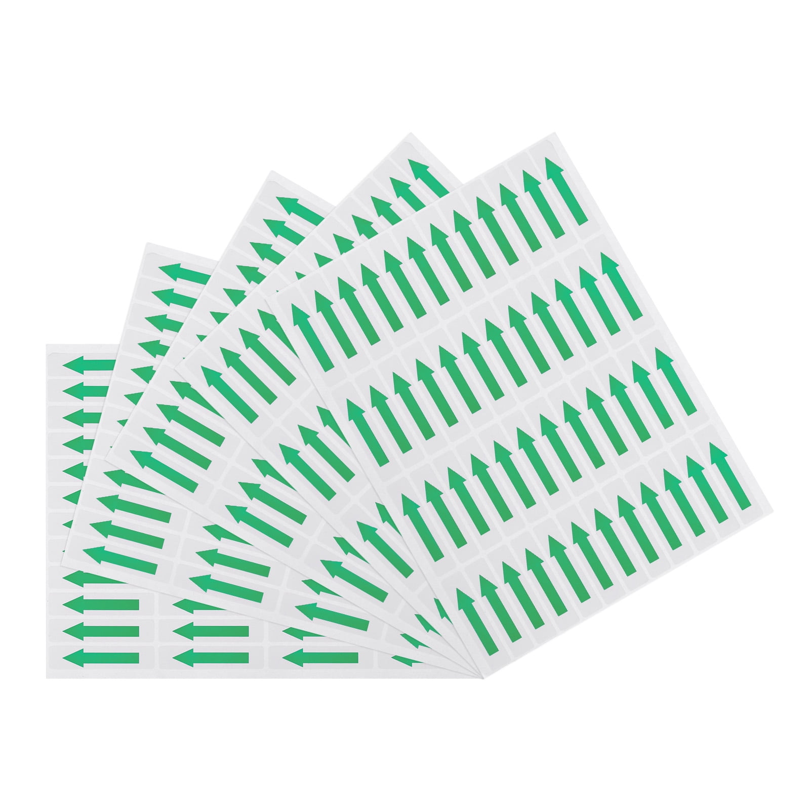 Uxcell Rectangle Arrow Shape Stickers Labels Color Coded 2.17"x0.47 ...