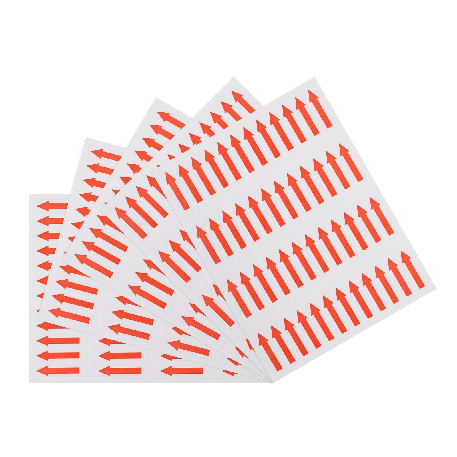 Uxcell Rectangle Arrow Shape Stickers Labels Color Coded 2.17"x0.47 ...