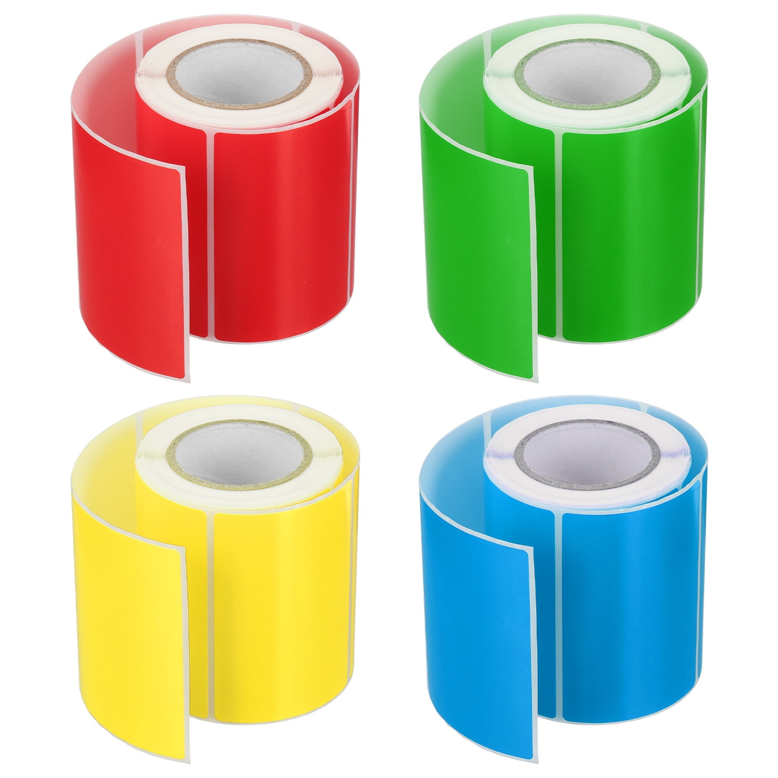 Uxcell Rectangle Labels Sticker, 3x2 Inch Self-Adhesive Color Coding ...