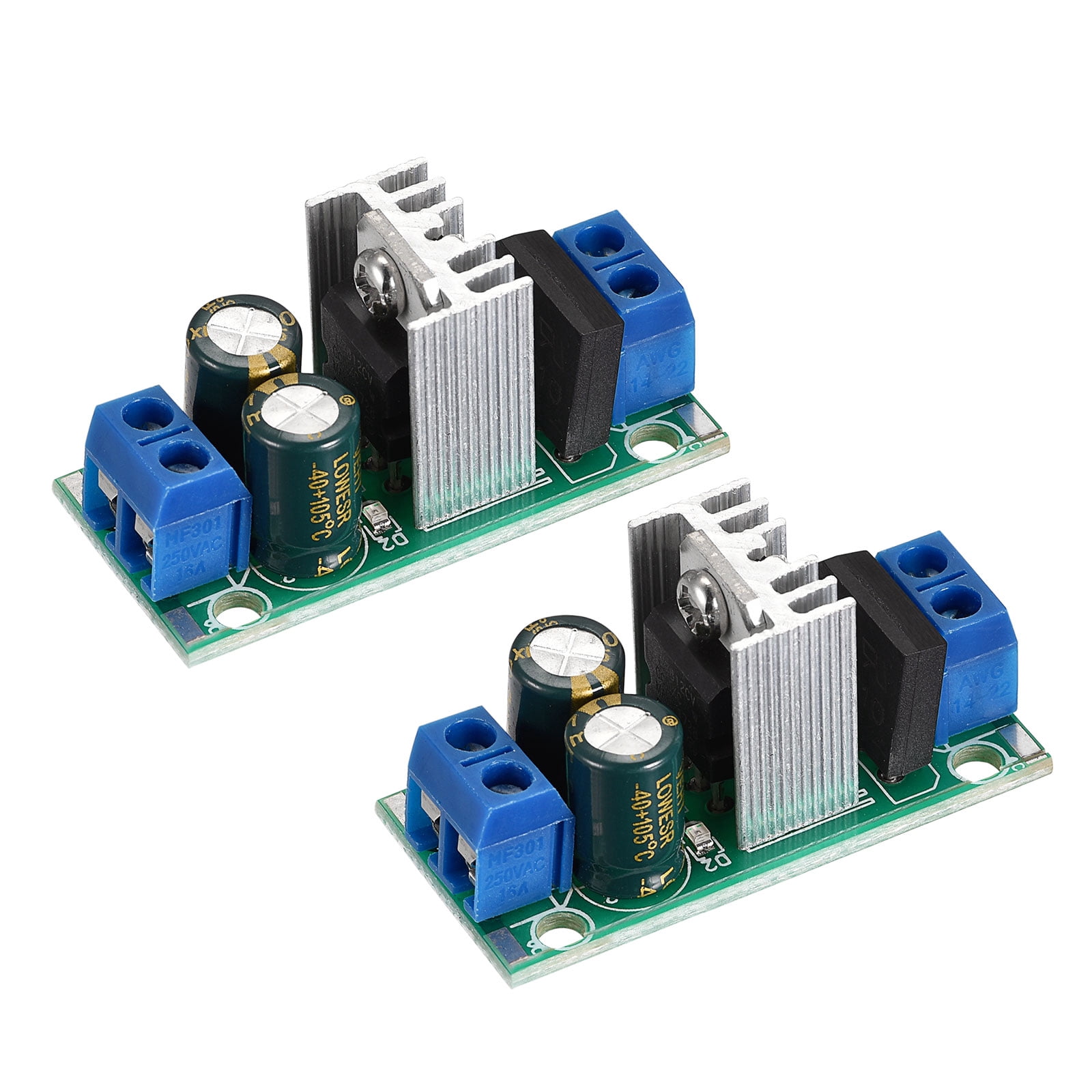 Uxcell Rectifiers Regulator 12V LM7812 Three Terminal Voltage Regulator ...