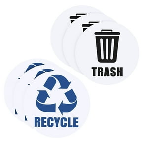 Shop Durable Trash Can Labels and Stickers for Home Organization