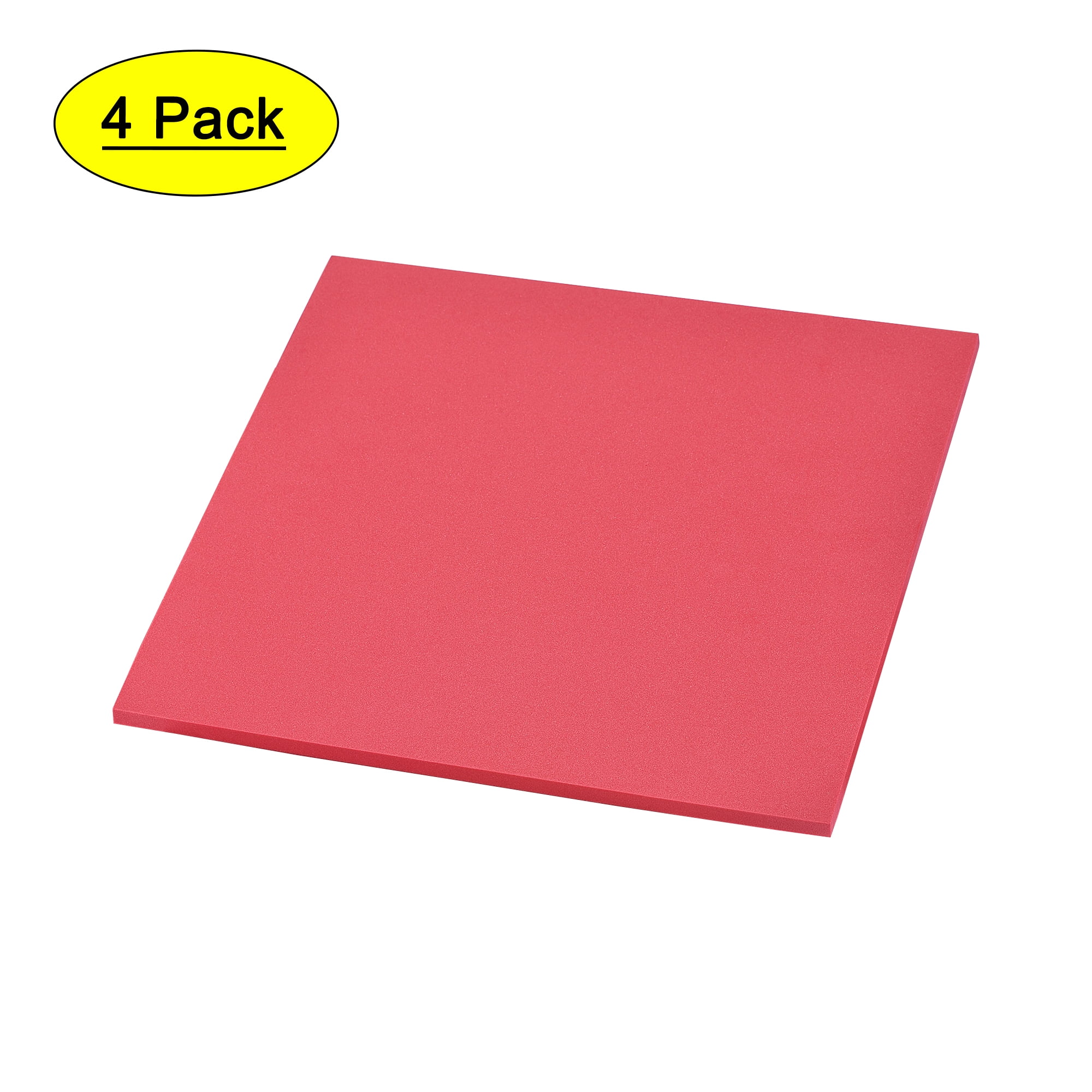 Uxcell Red EVA Foam Sheets 10 x 10 Inch 7mm Thickness for Crafts DIY ...