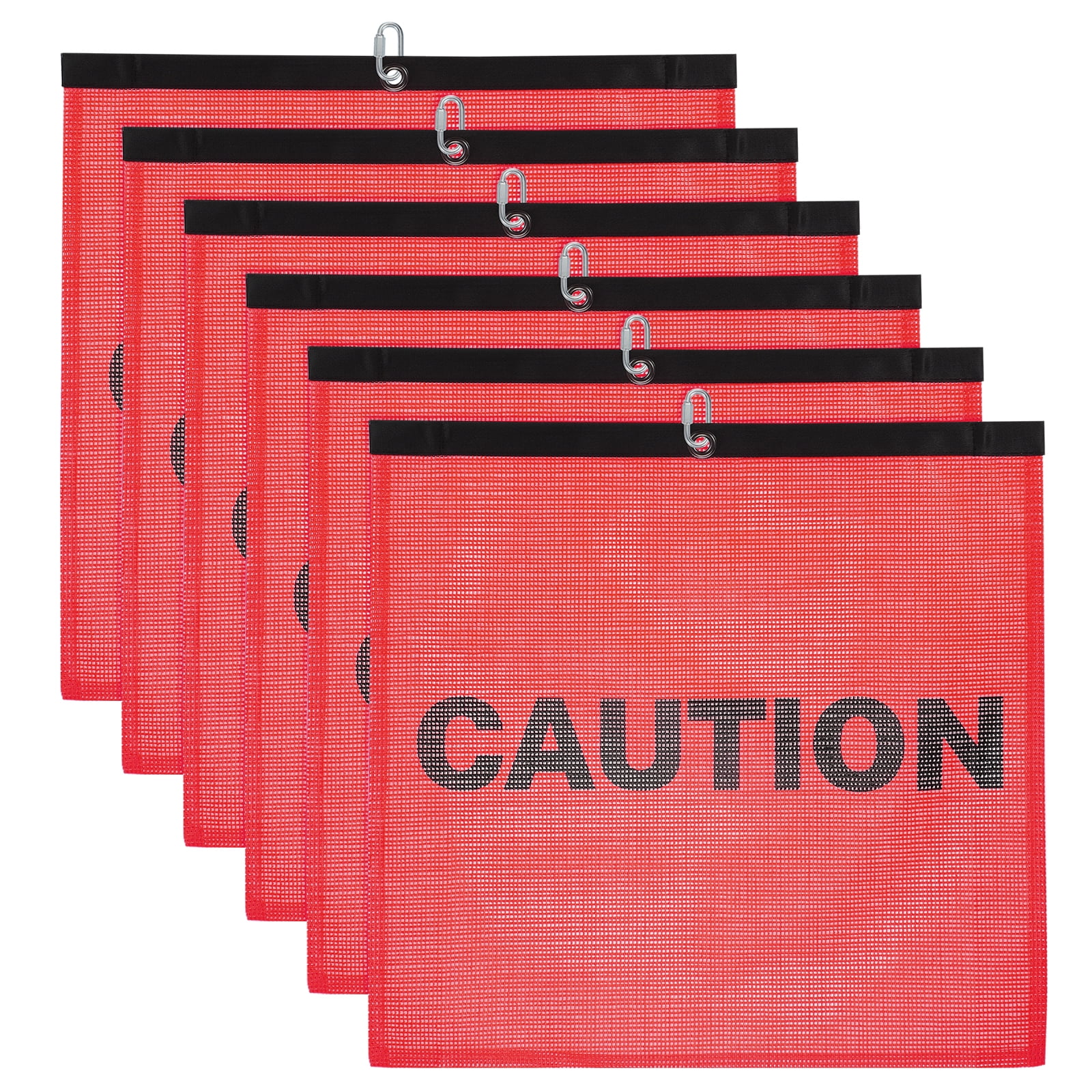 Uxcell Red Safety Flags for Trucks, 18x18" Warning Safety Flag with ...