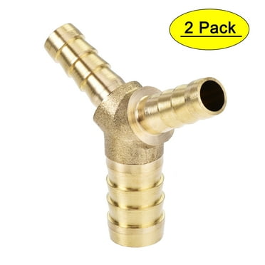 Uxcell Hose Barb Fitting 19.7mm Barbed G1/2 Male Thread, 2 Pack Pipe Connector, Grey - Walmart.com