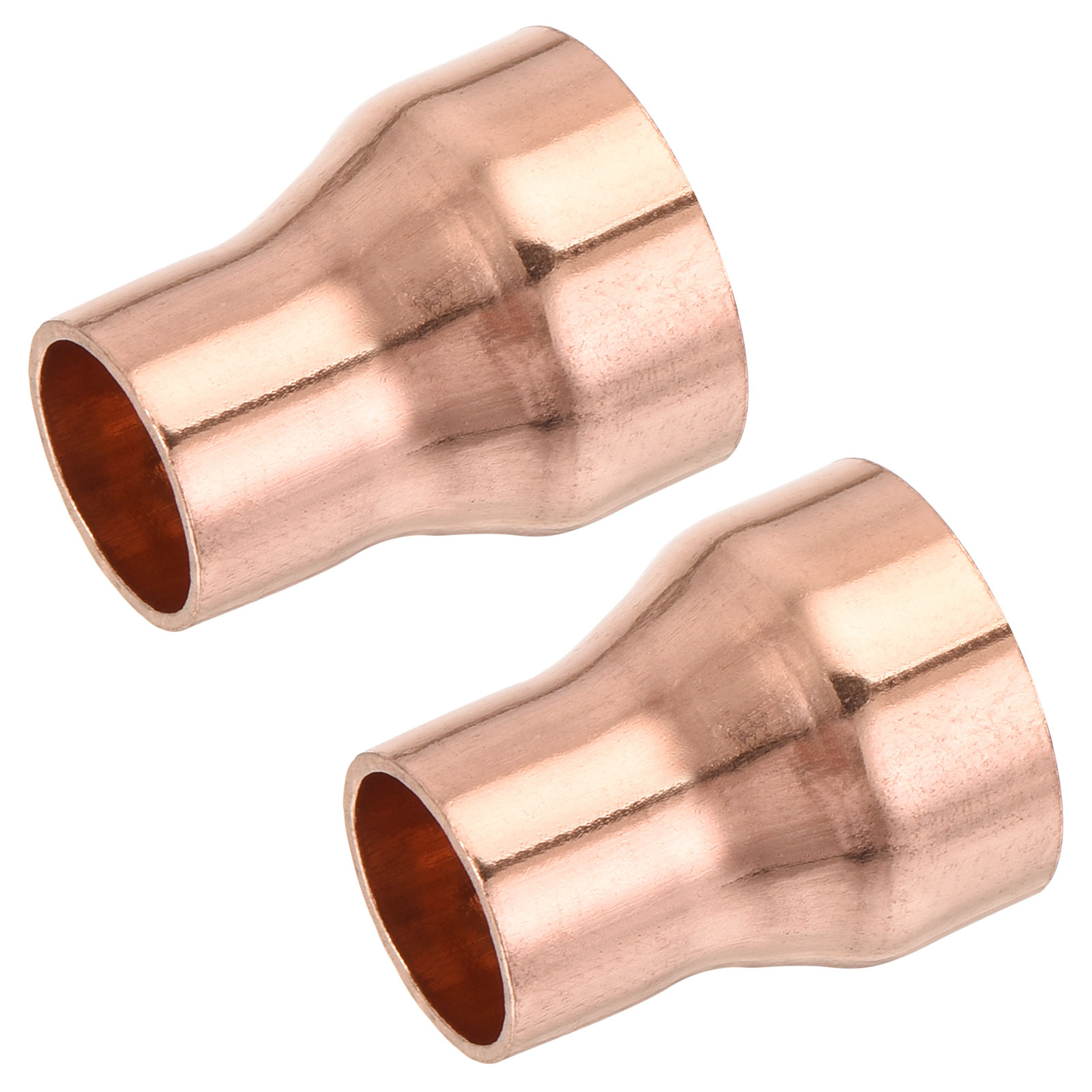 Uxcell Reducing Copper Coupling Fitting Straight with Sweat End, for ...