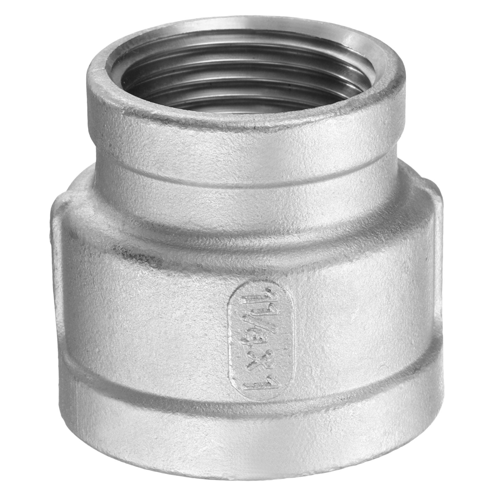 Uxcell Reducing Coupling 1-1/4" x 1" NPT Female Threaded 304 Stainless ...