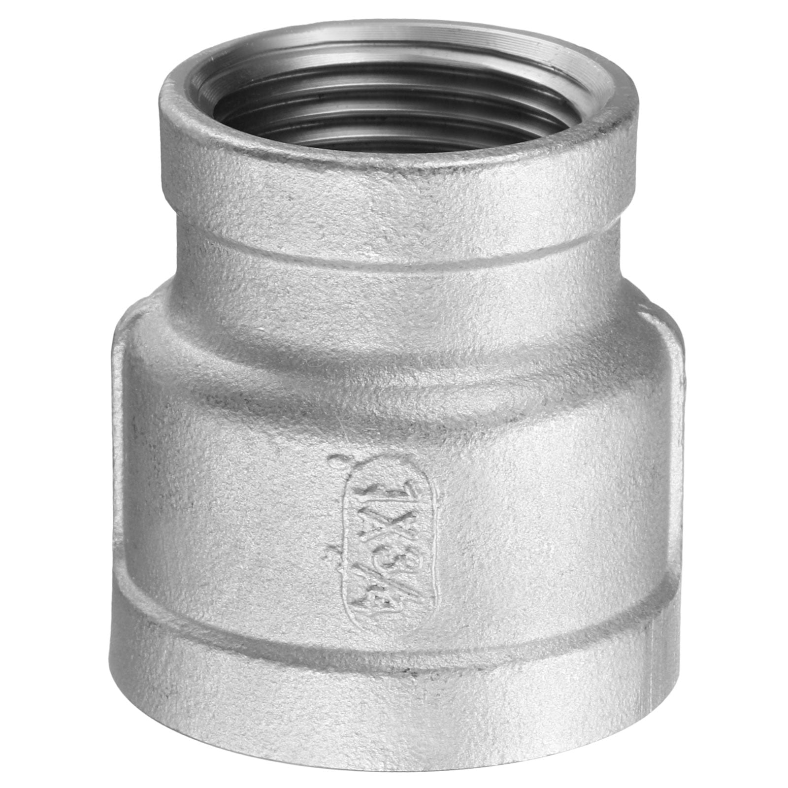 Uxcell Reducing Coupling 1" x 3/4" NPT Female Threaded 304 Stainless ...
