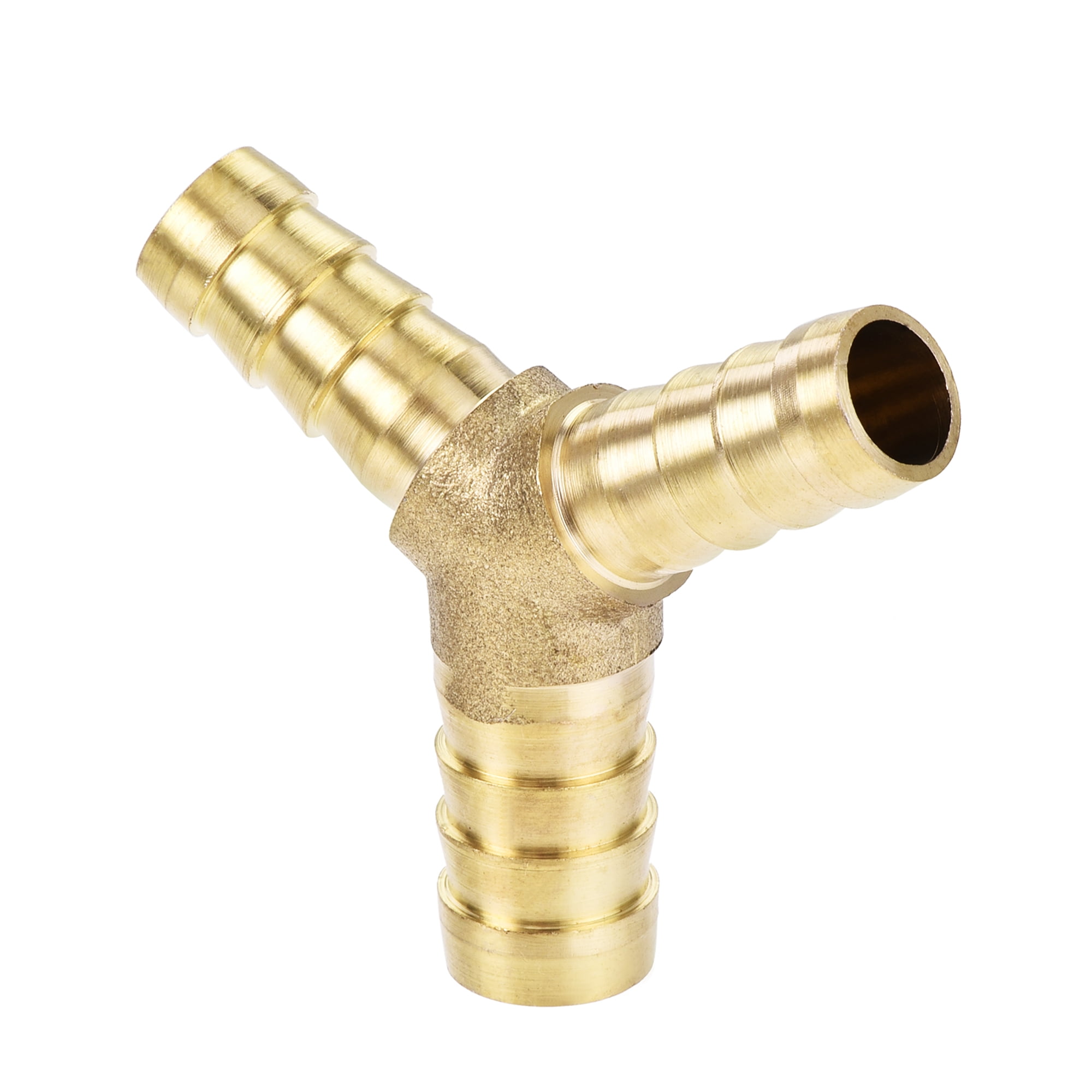 Uxcell Reducing Y Shape Barb Hose Fitting Brass 1/2" x 3/8" x 3/8 ...