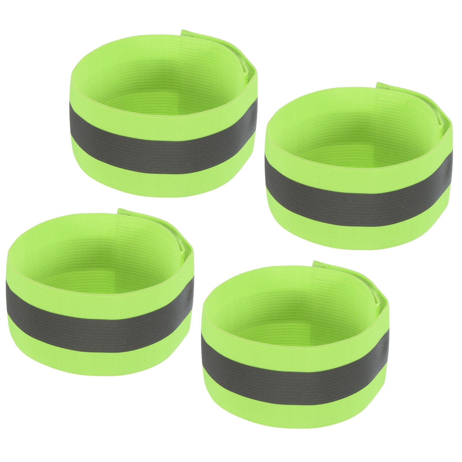 Uxcell Reflective Bands for Arm Wrist Ankle Leg 12”x2“ Strip Green 4 ...