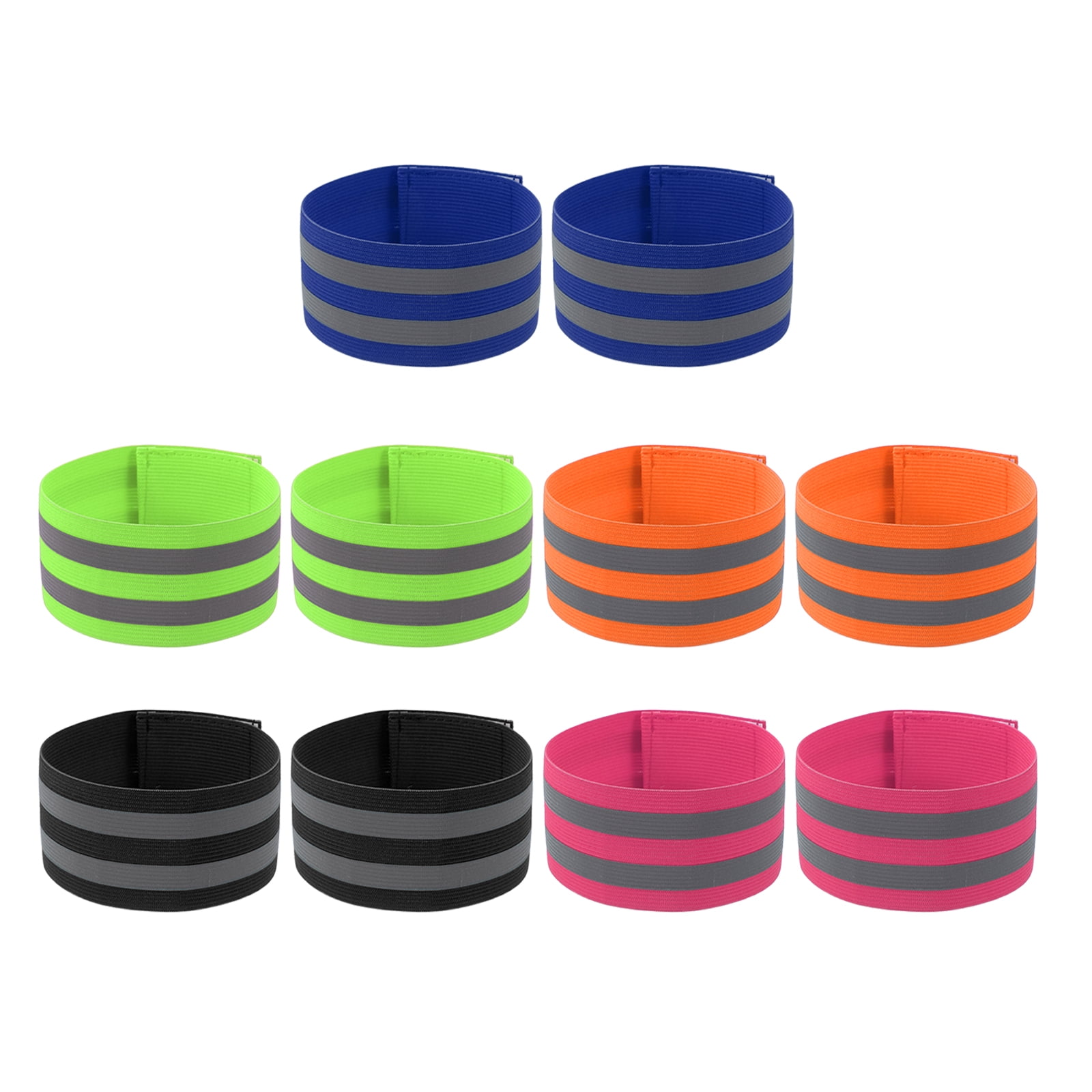 Uxcell Reflective Bands for Wrist/Arm/Ankle/Leg, 10pcs High Visibility ...
