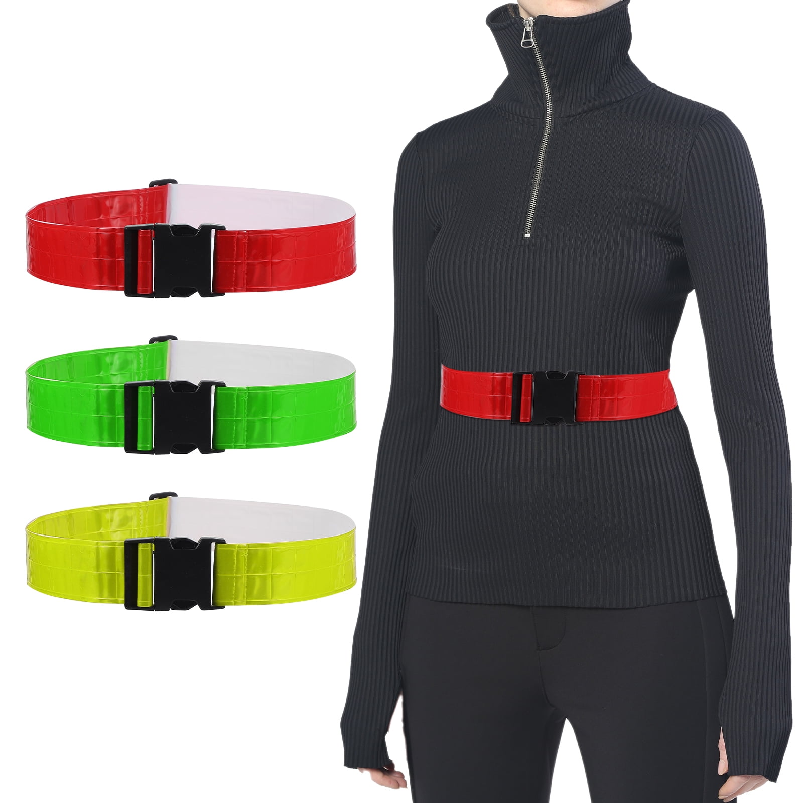 Uxcell Reflective Belt, High Visibility Running Belt High Visibility ...