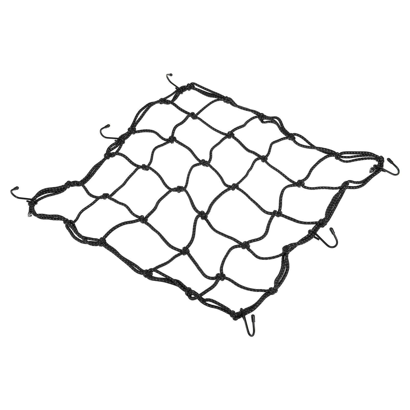 Uxcell Reflective Bungee Cargo Net, Motorcycle Luggage Straps, 15.7" x ...