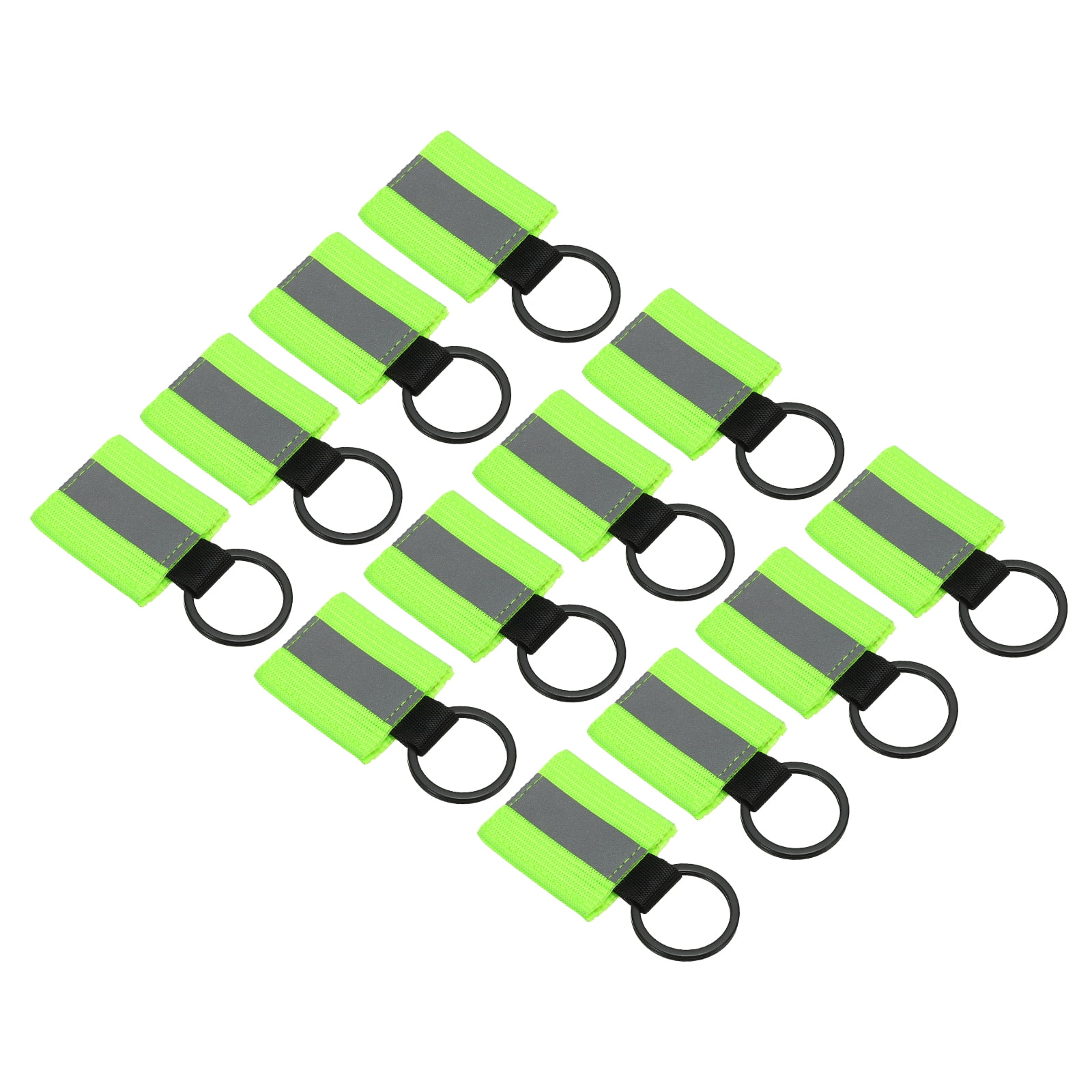 Uxcell Reflective Keychain Tags, 12 Pack Reflective Zipper Pulls for ...
