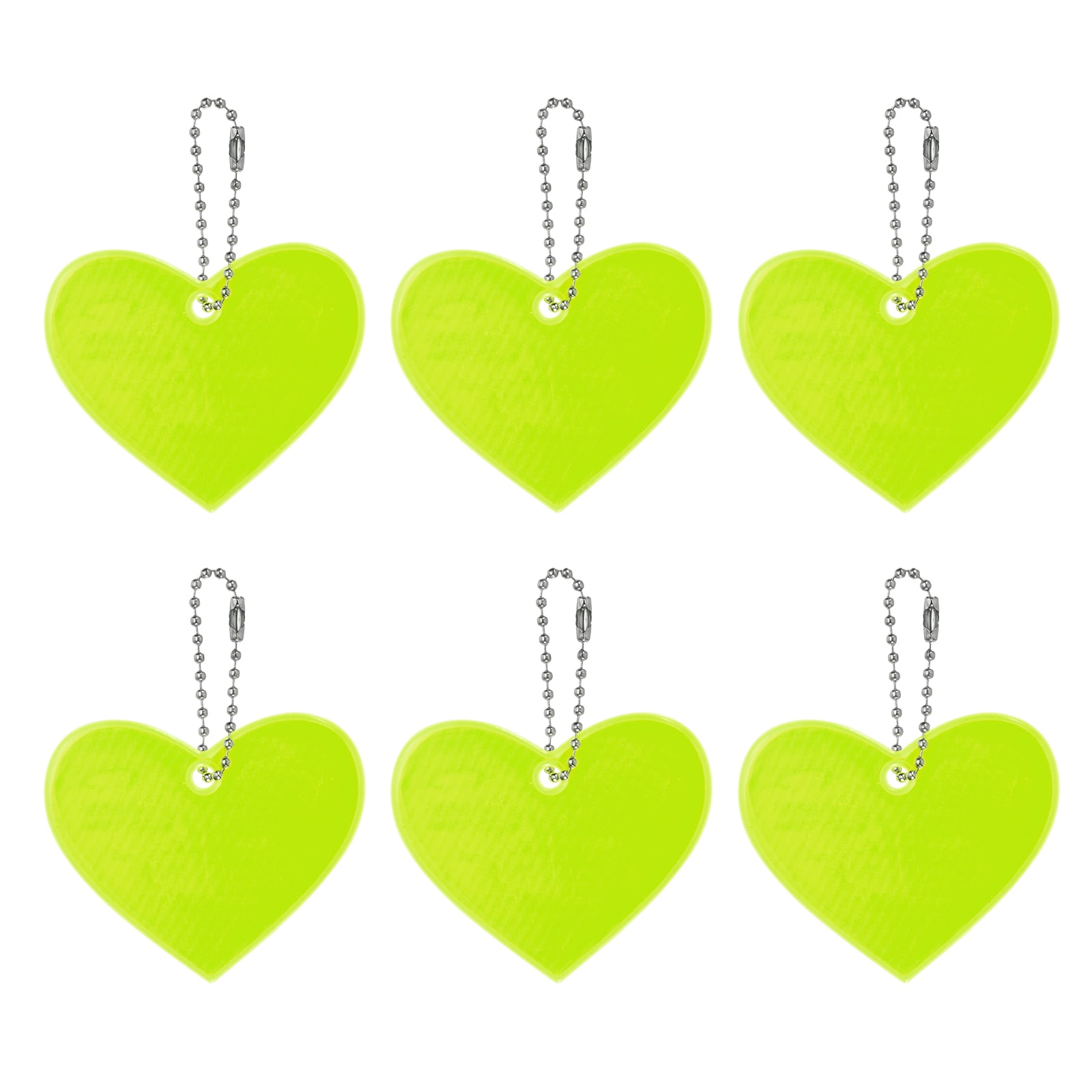 Uxcell Reflective Keychain Tags Reflective Pendant Reflector Key Ring ...