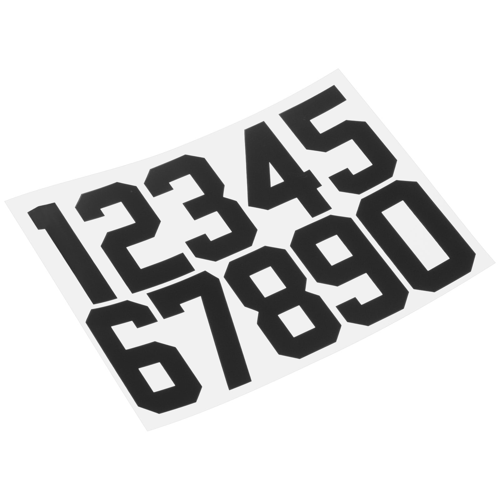 Uxcell Reflective Mailbox Numbers Sticker 0 - 9 Vinyl Self-Adhesive ...