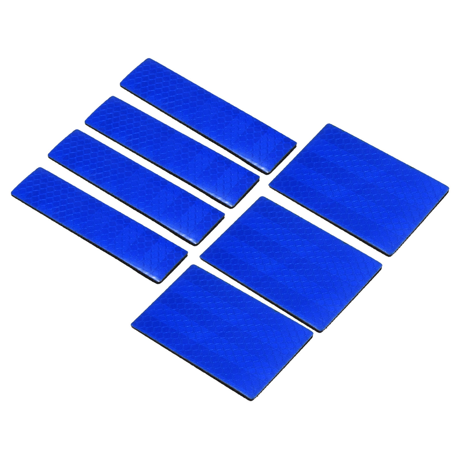 Uxcell Reflective Patch 1"x4" 2"x3", 7 Pcs Safety Appliques, Blue ...
