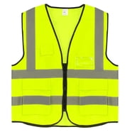 ProtectX High Visibility Reflective Safety Vest for Men Women Class 2 ...