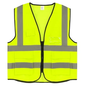 ProtectX High Visibility Reflective Safety Vest for Men Women Class 2 ...