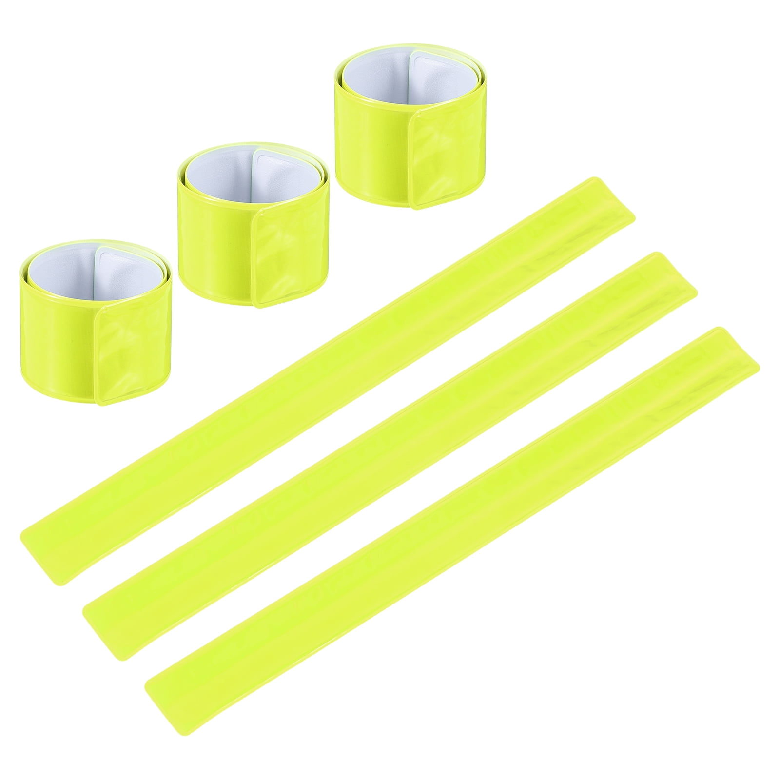 Uxcell Reflective Slap Bands, Reflector Bands Snap Bracelet ...