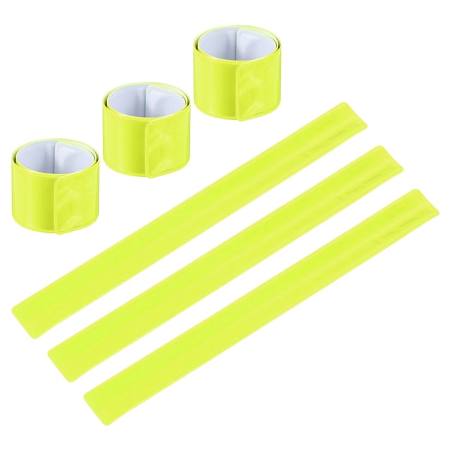 Uxcell Reflective Slap Bands, Reflector Bands Snap Bracelet ...