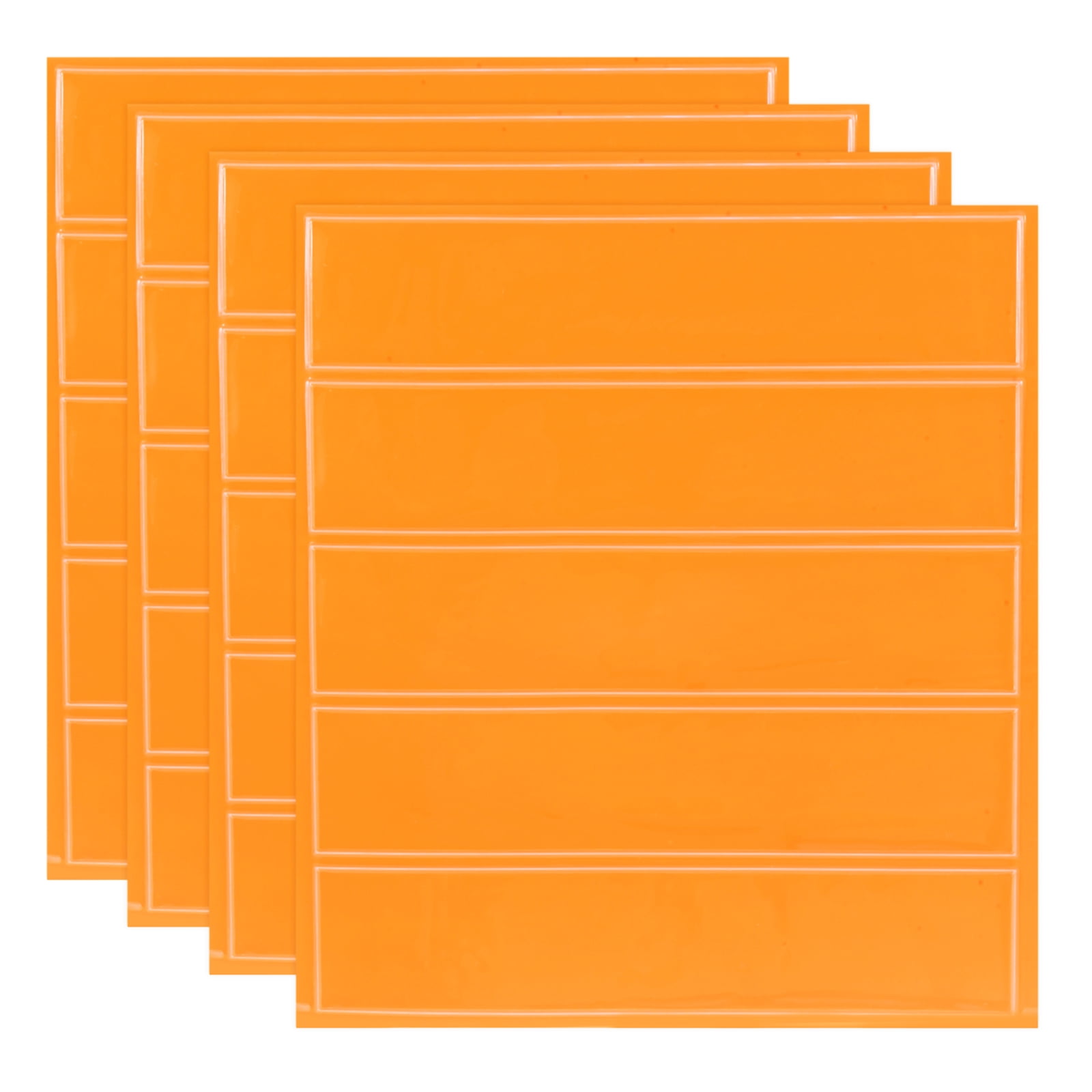 Uxcell Reflective Sticker, Waterproof Adhesive Night Warning Sticker ...