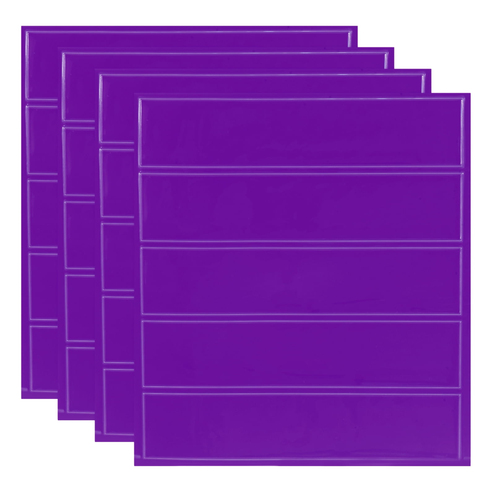 Uxcell Reflective Sticker, Waterproof Adhesive Night Warning Sticker ...