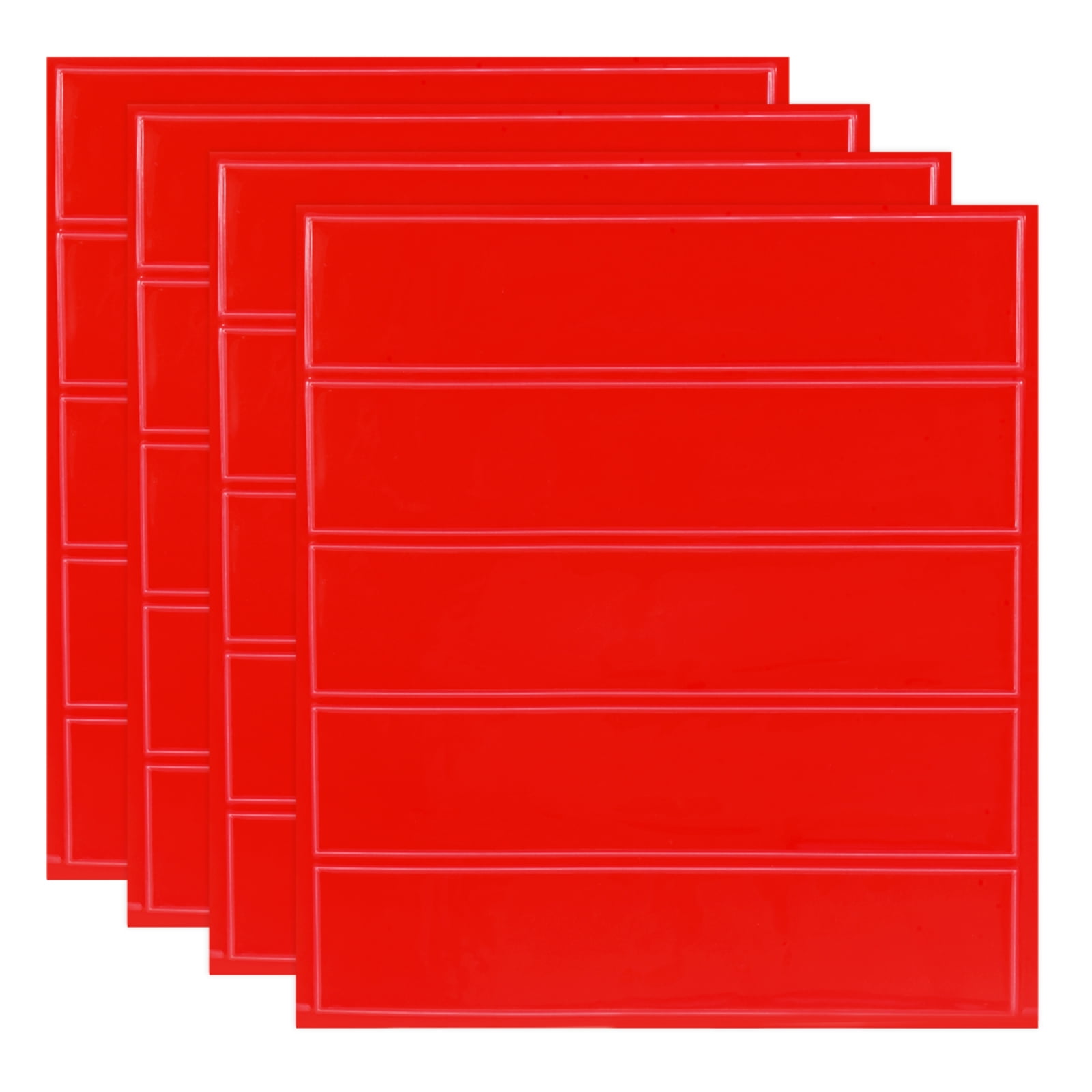 Uxcell Reflective Sticker, Waterproof Adhesive Night Warning Sticker ...