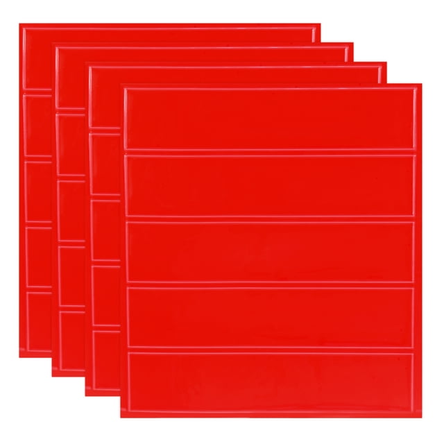 Uxcell Reflective Sticker, Waterproof Adhesive Night Warning Sticker ...