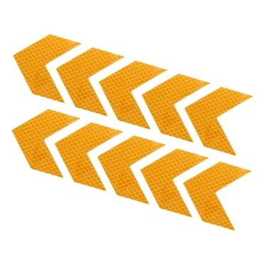 Uxcell Reflective Stickers, 12 Pack 2.87 x 2.17 Inch Adhesive High ...
