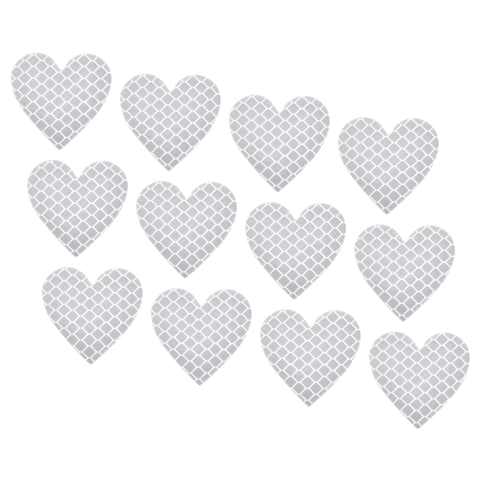 Uxcell Reflective Stickers, 12 Pack 1.61 x 1.57 Inch Adhesive Night ...