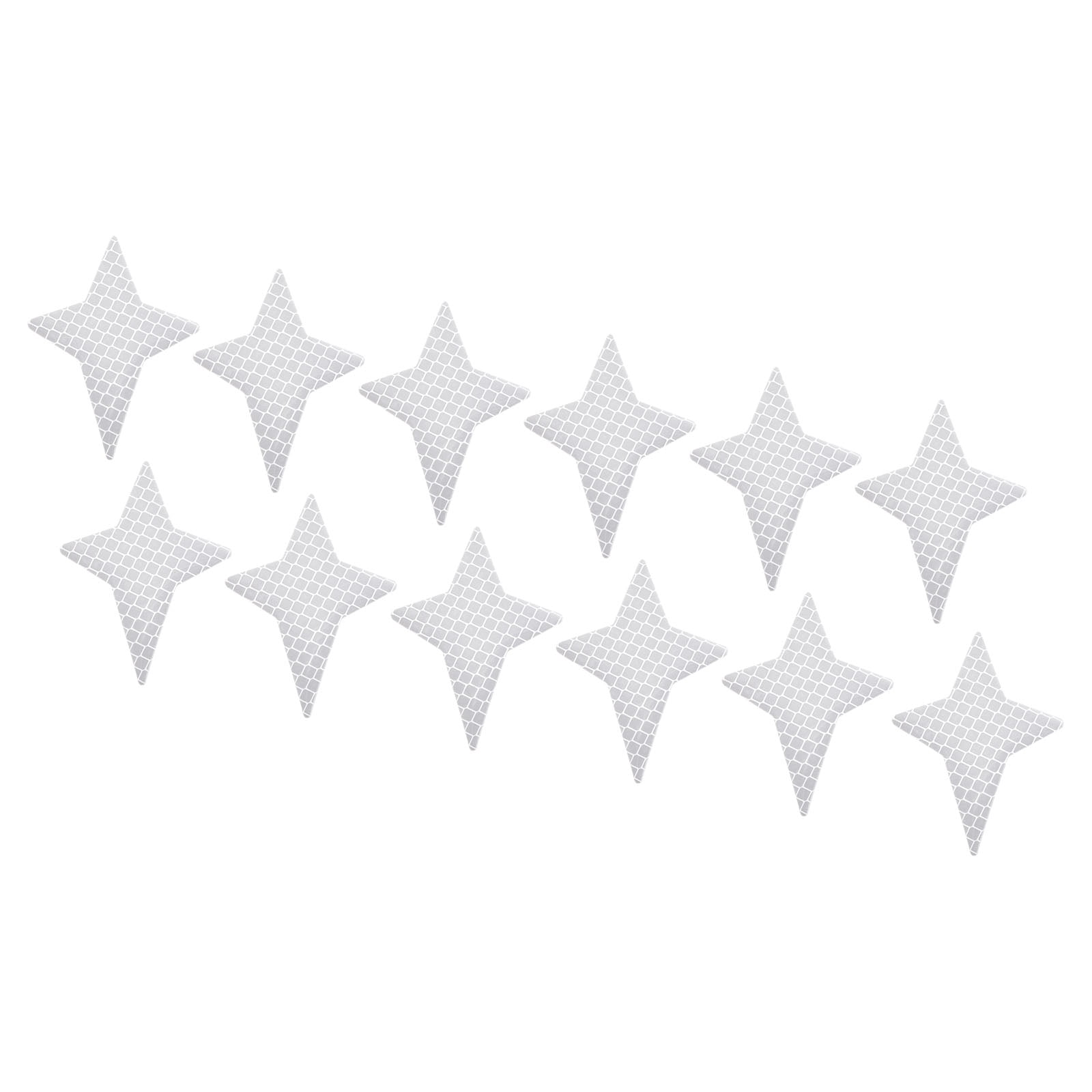 Uxcell Reflective Stickers, 12 Pack 2.87 x 2.17 Inch Adhesive High ...