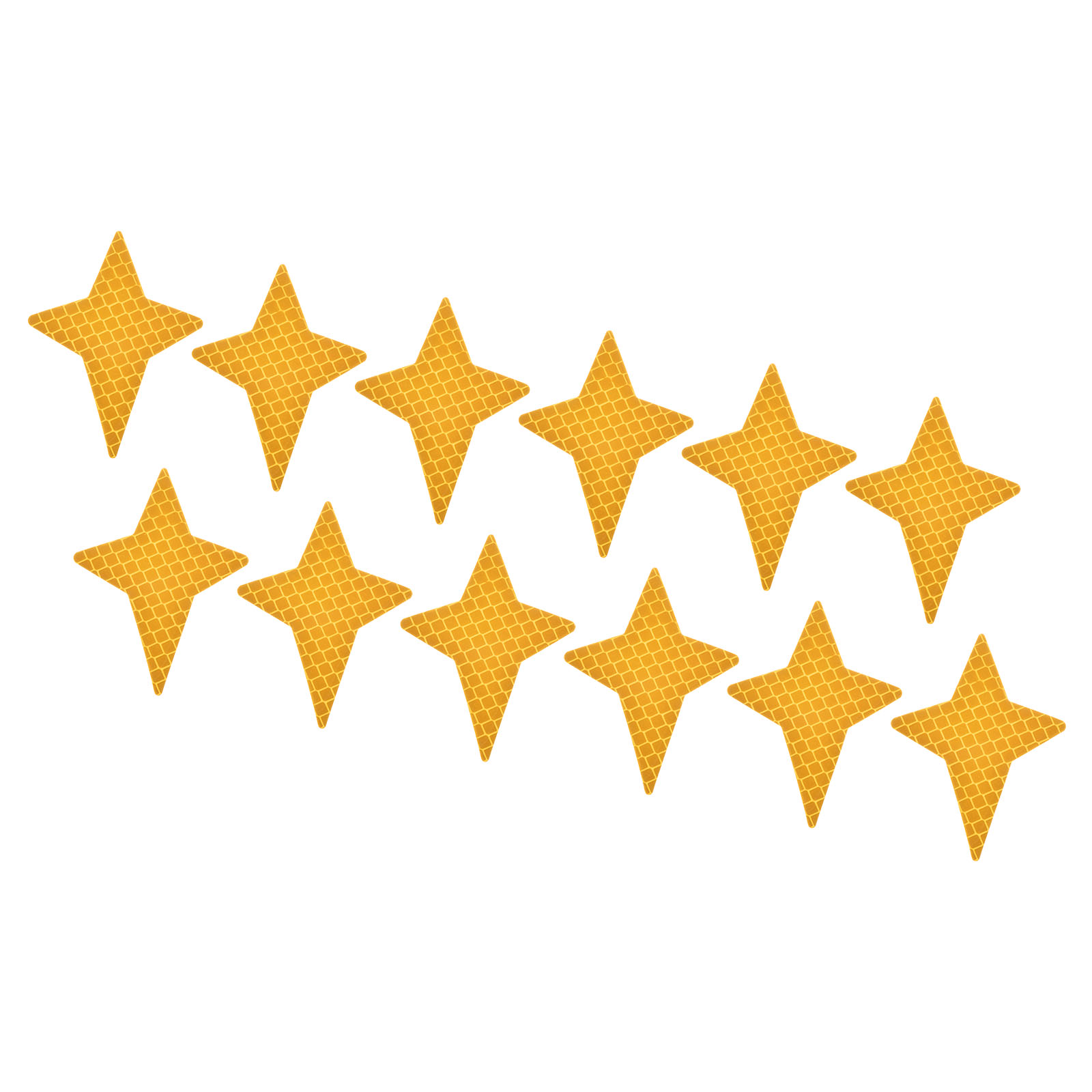 Uxcell Reflective Stickers, 12 Pack 2.87 x 2.17 Inch Adhesive High ...
