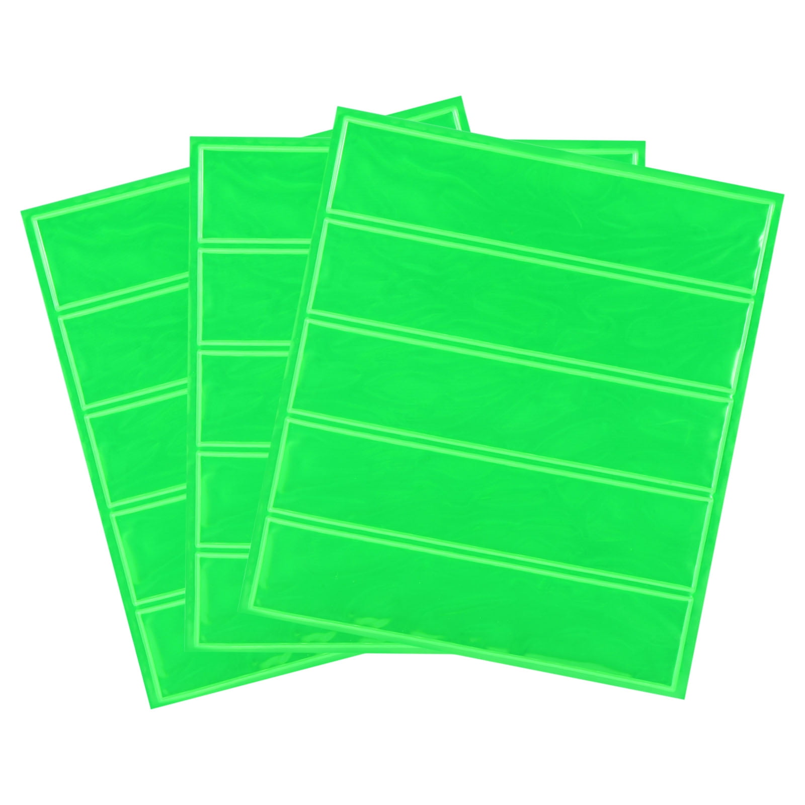 Uxcell Reflective Stickers, 15in3 Sets 4.5x1 Inch Adhesive Caution ...