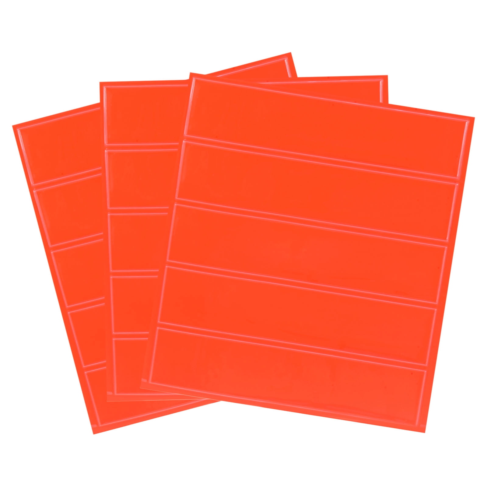 Uxcell Reflective Stickers, 15in3 Sets 4.5x1 Inch Adhesive Caution ...