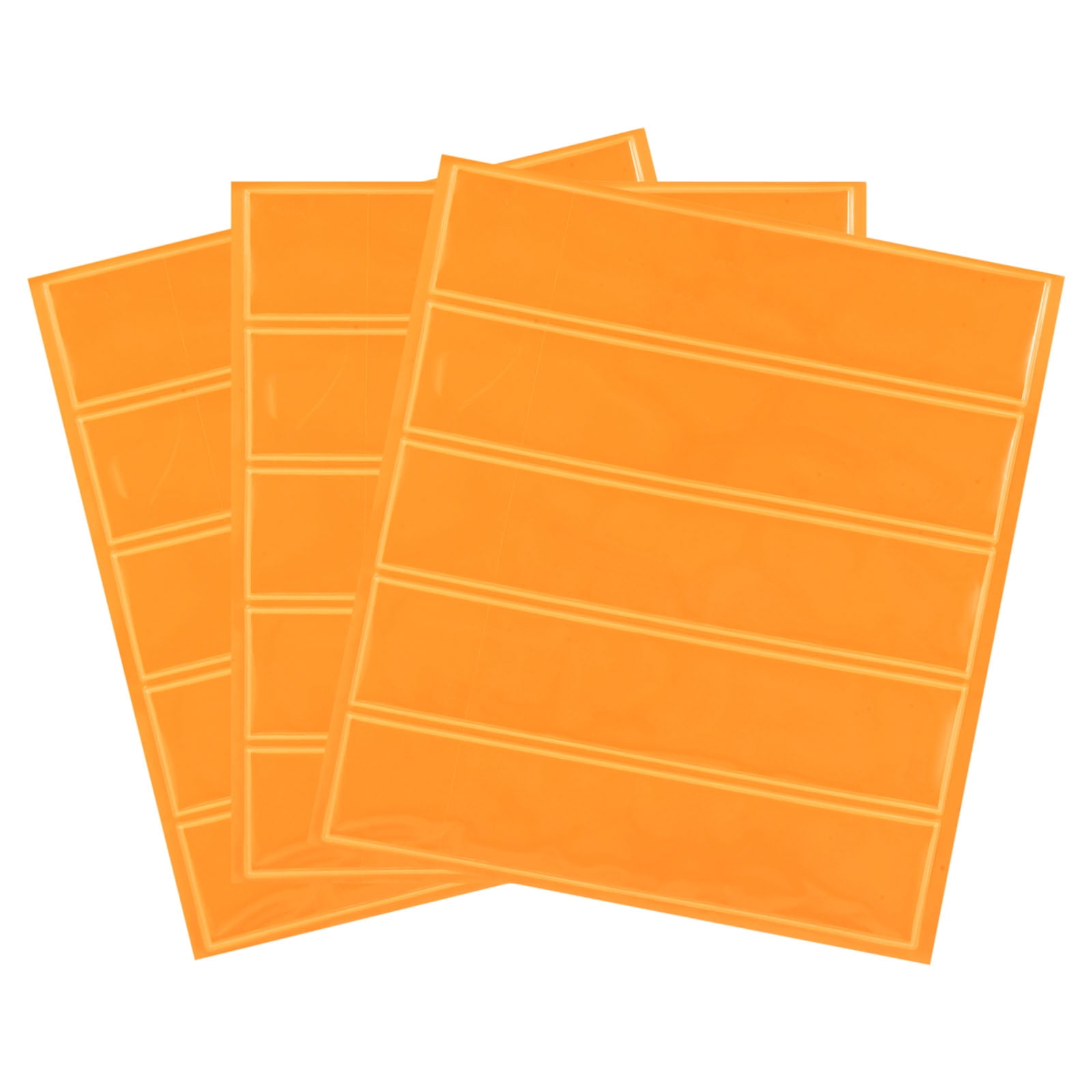 Uxcell Reflective Stickers, 15in3 Sets 4.5x1 Inch Adhesive Caution ...
