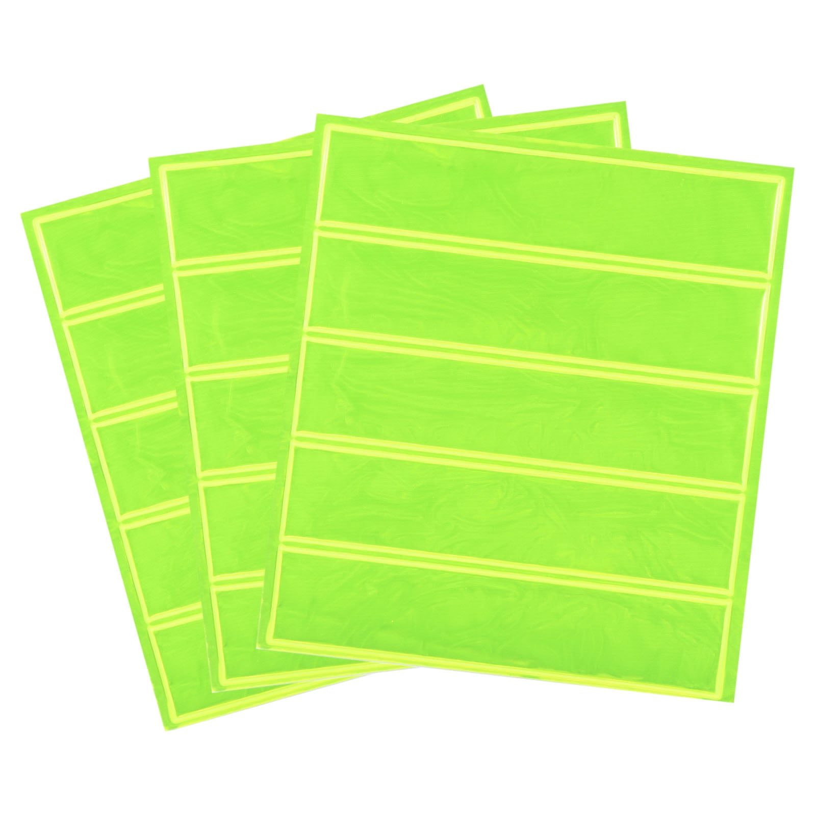 Uxcell Reflective Stickers, 15in3 Sets 4.5x1 Inch Adhesive Caution ...