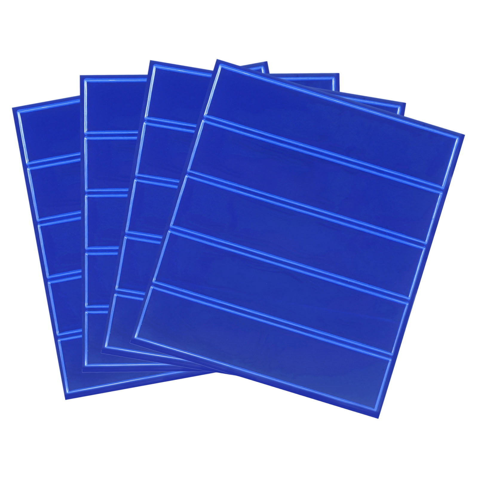 Uxcell Reflective Stickers, 20in4 Sets 4.5x1 Inch Adhesive Caution ...