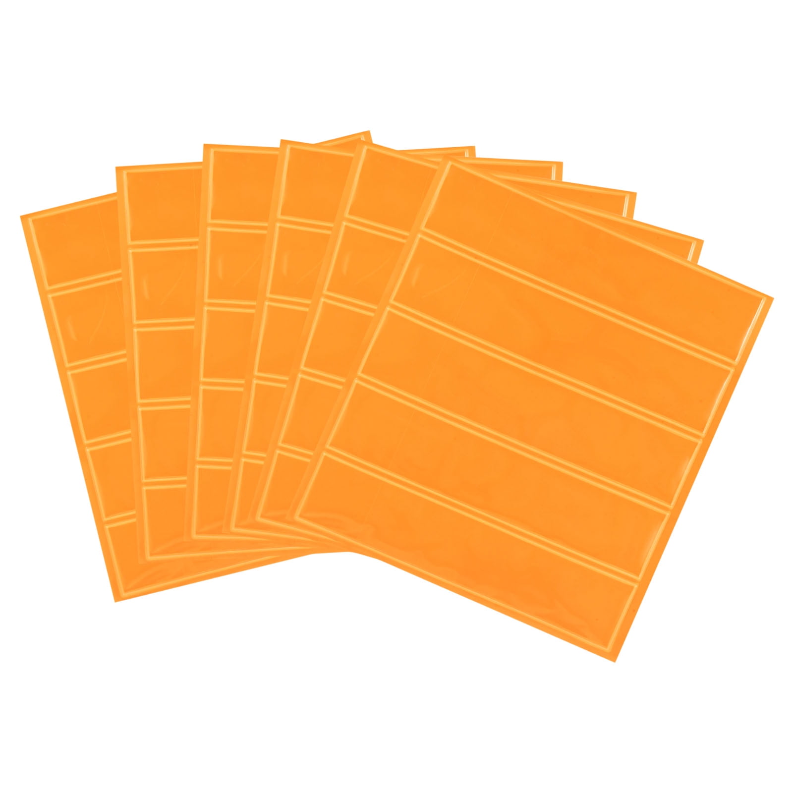 Uxcell Reflective Stickers, 30in6 Sets 4.5x1 Inch Adhesive Caution ...