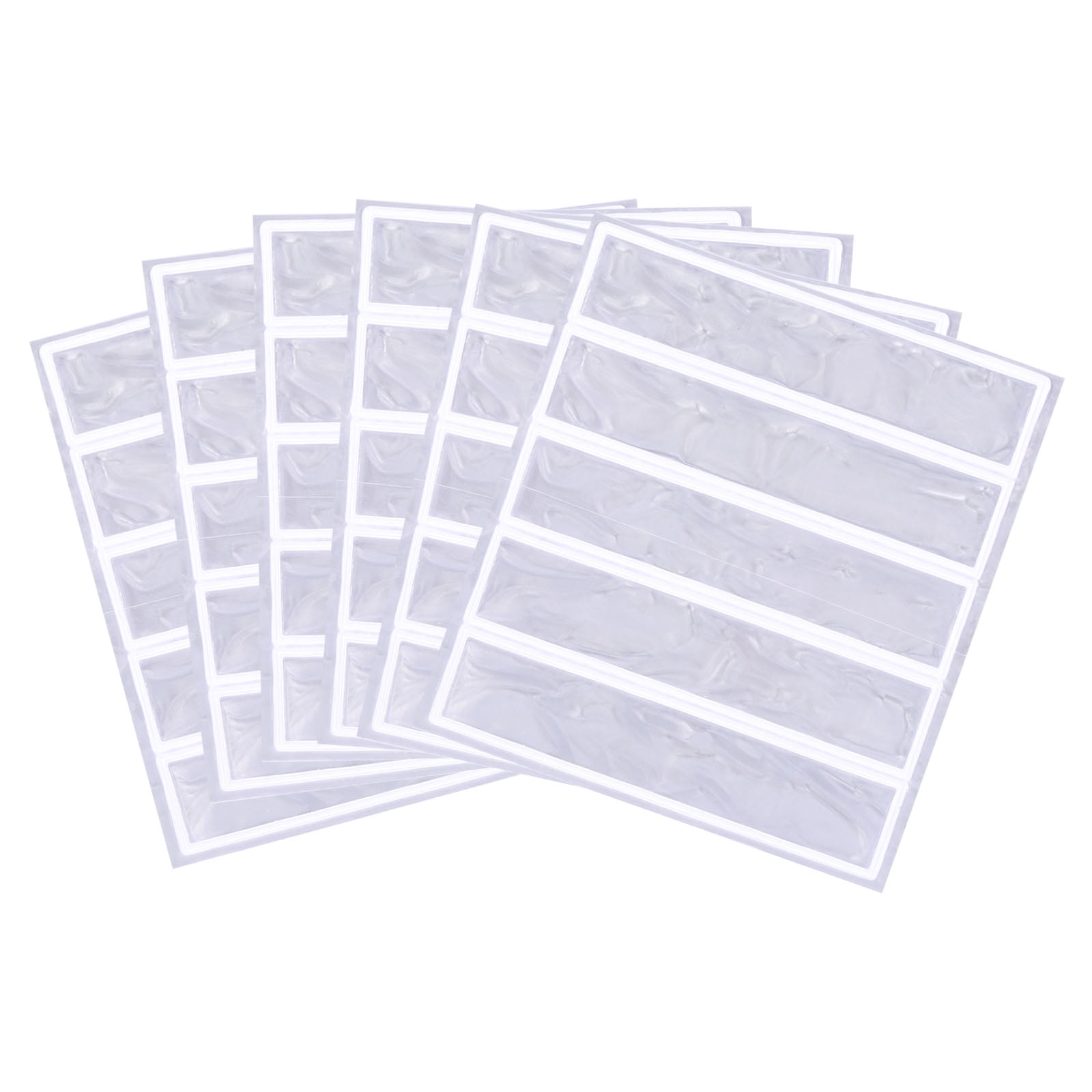 Uxcell Reflective Stickers, 30in6 Sets 4.5x1 Inch Adhesive Caution ...