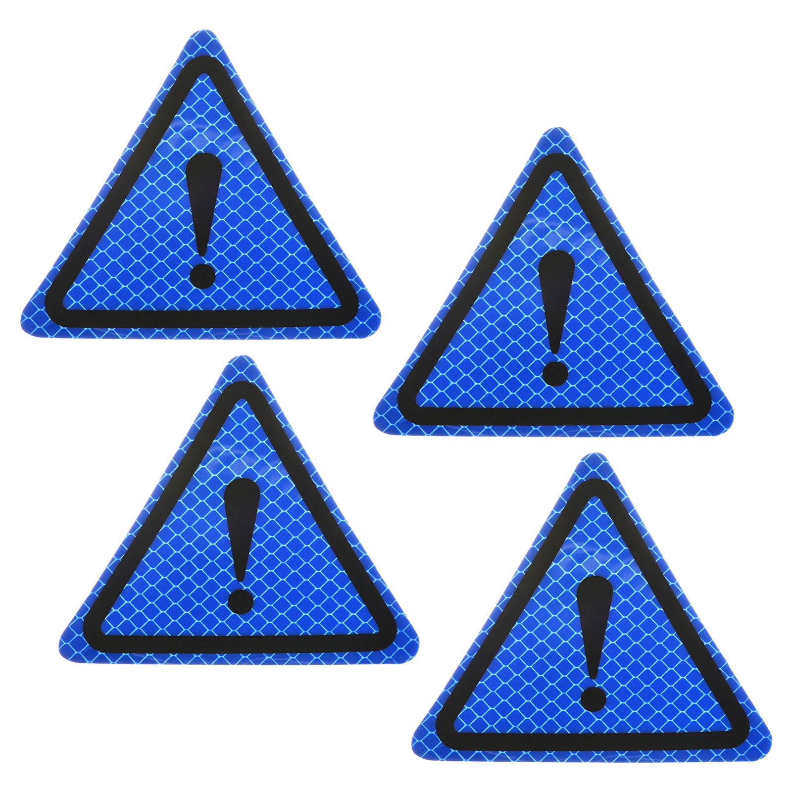 Uxcell Reflective Stickers, 4 Pack 3.94 x 3.94 Inch Adhesive High ...