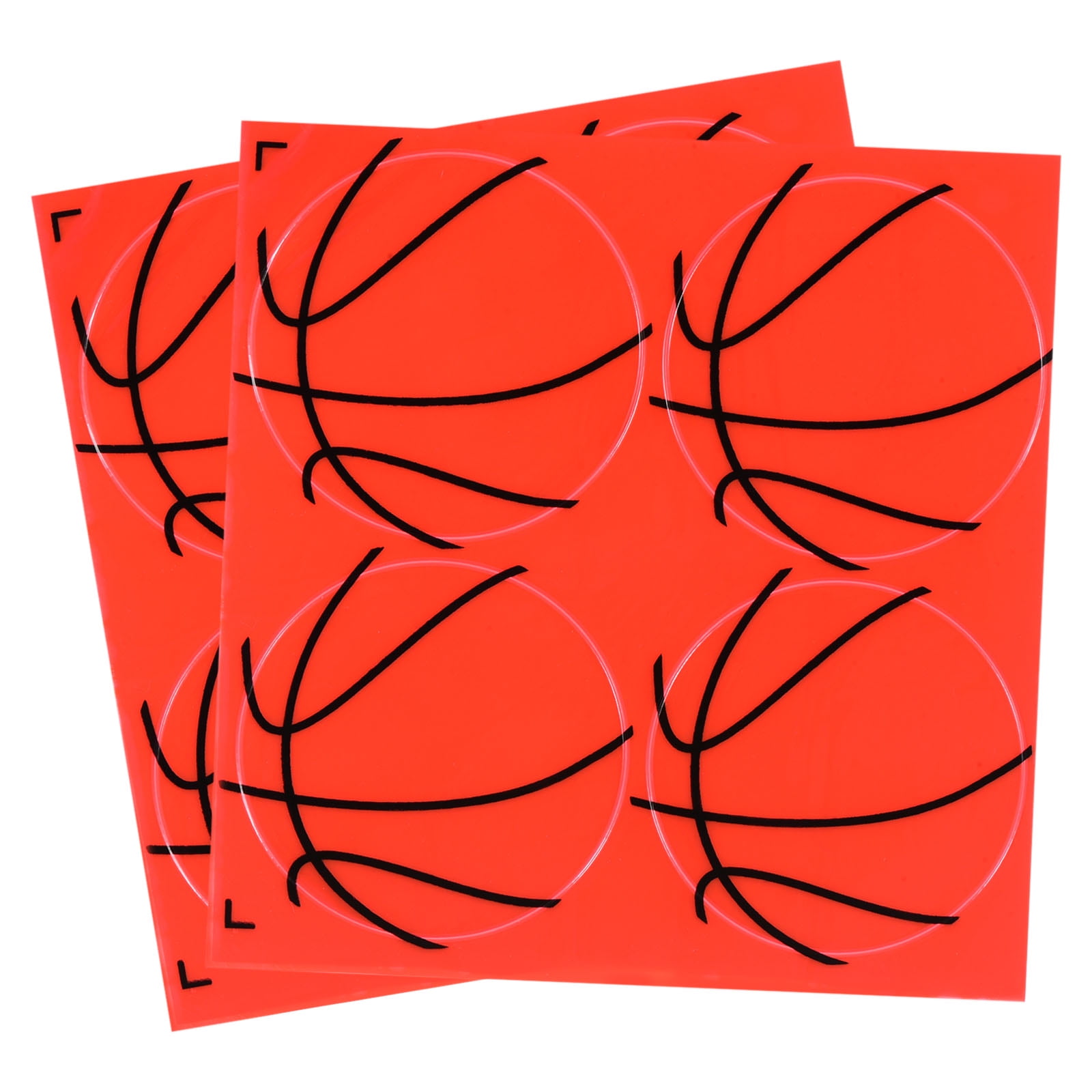 Uxcell Reflective Stickers, 8in2 Sets 2.6 Inch Adhesive Basketball ...