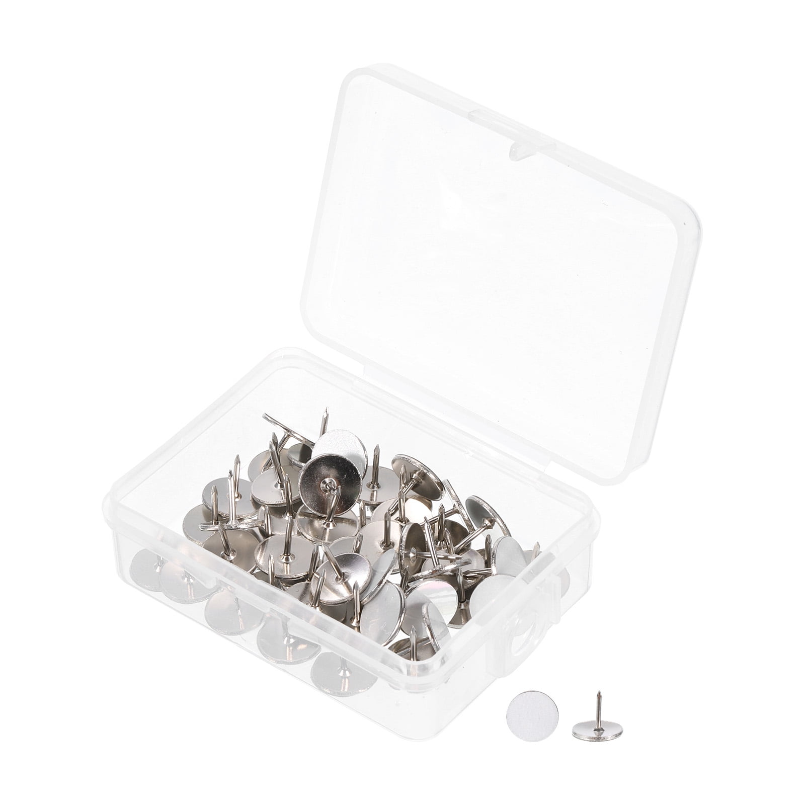 Uxcell Reflective Tack, Trail Marking Tacks Metal Hiking Markers Glow ...