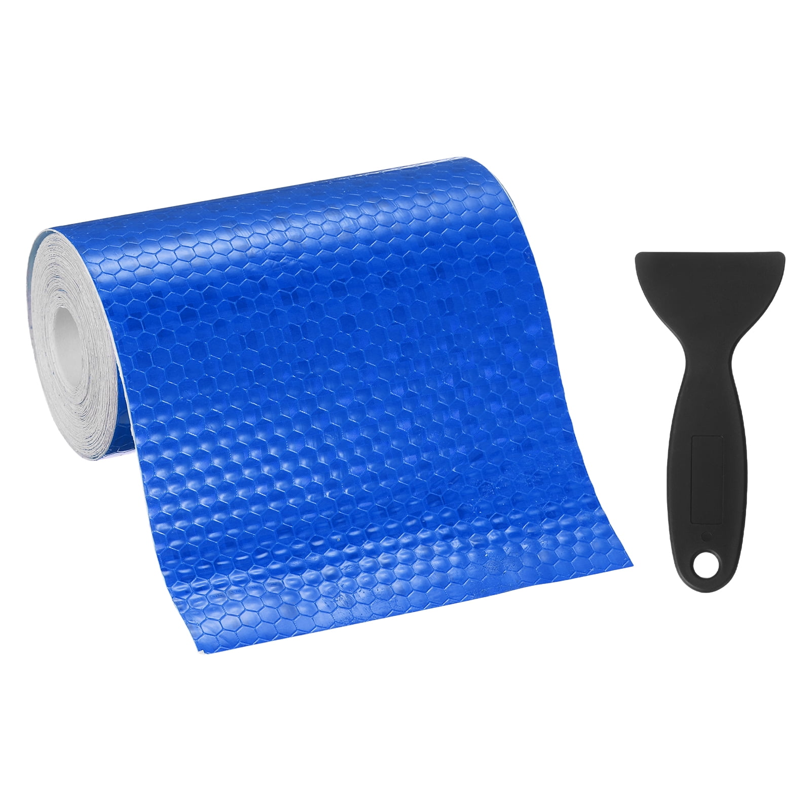 Uxcell Reflective Tape, (16.4 Ft x 3.94 Inch,Pure Blue) (1Set) Night ...