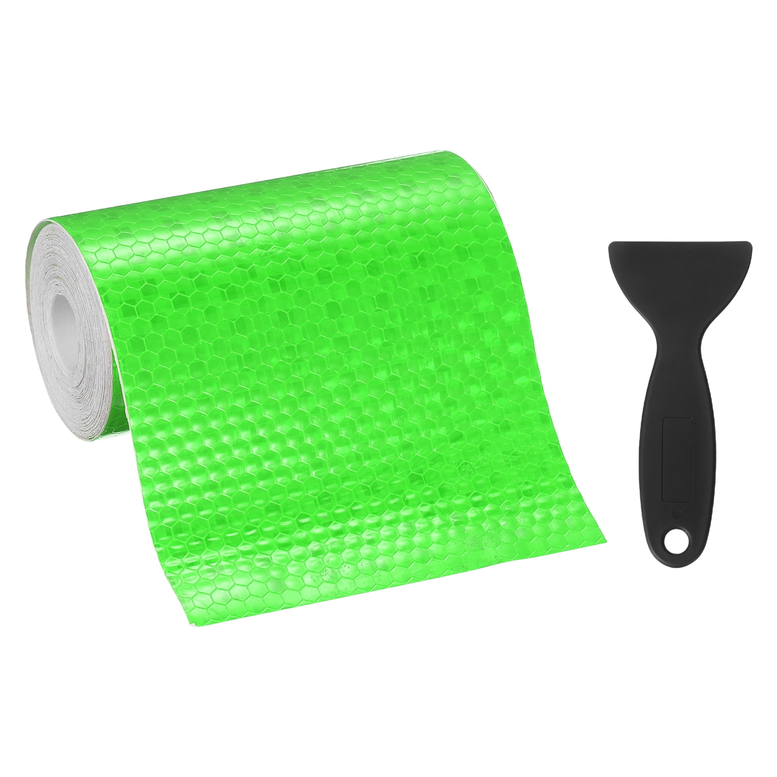 Uxcell Reflective Tape, (16.4 Ft x 3.94 Inch,Pure Green) (1Set) Night ...