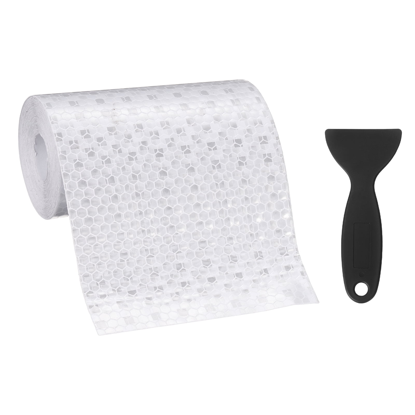 Uxcell Reflective Tape, (16.4 Ft x 3.94 Inch,Pure White) (1Set) Night ...