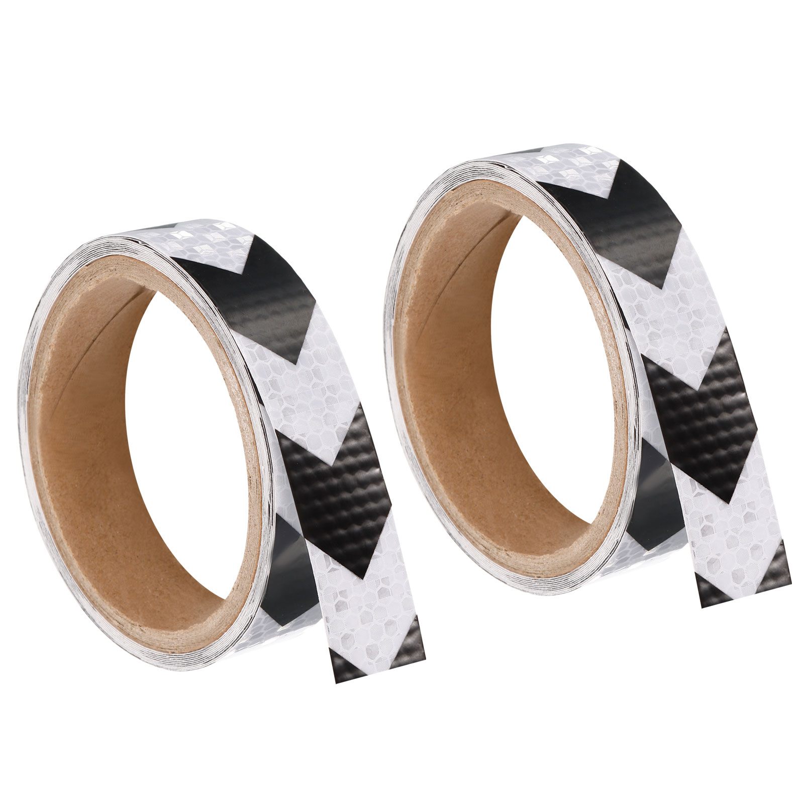 Uxcell Reflective Tape, 2 Roll 10 ft x 1-inch Adhesive High Visibility Safety Tape Reflector ...