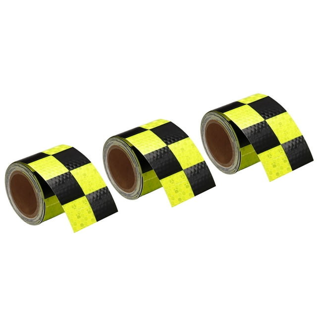 Uxcell Reflective Tape, 3 Roll 10 ft x 2-inch Adhesive Safety Tape ...